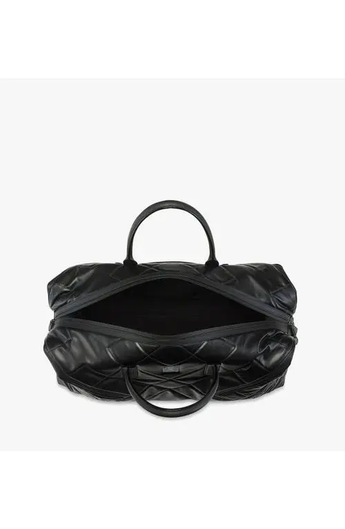 Mcm X-large Ottomar Weekender In Diamond Quilted Leather