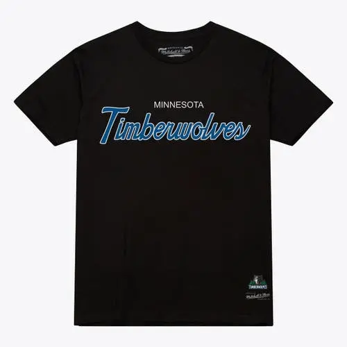 Mitchell & Ness Minnesota Timberwolves Vintage Wordmark T-shirt