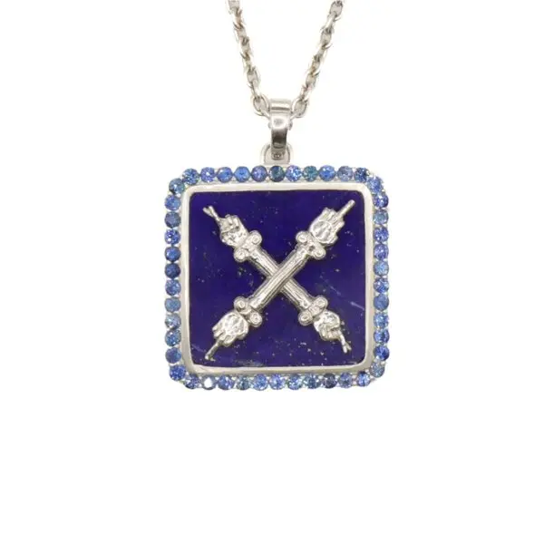 APRÈS YOUTH Blue / Silver Introvert Sapphire Necklace