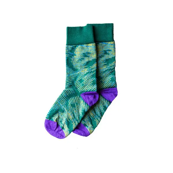 ESSIEN & EMRE Pavo Pattern Wool Blend Socks