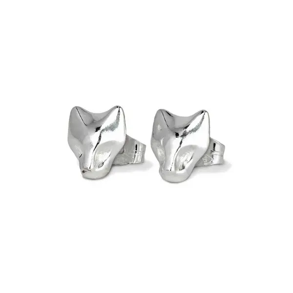 FREYA & THOR OF SWEDEN Lynx Earrings Sterling Min