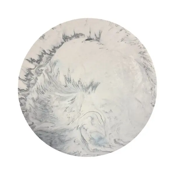 BY SHAX Round Marbled Tile