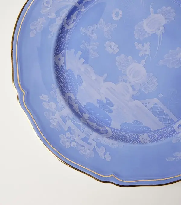 GINORI 1735 Oriente Italiano Porcelain Charger Plate - Blue