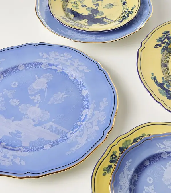 GINORI 1735 Oriente Italiano Porcelain Charger Plate - Blue