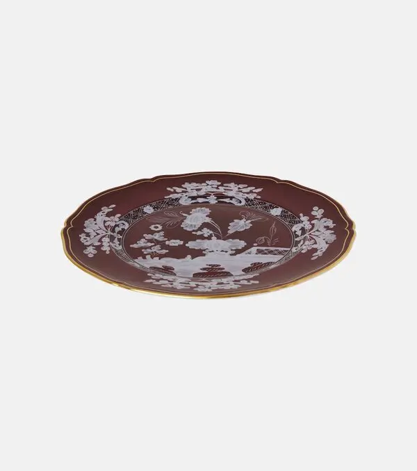 GINORI 1735 Oriente Italiano Porcelain Charger Plate - Brown