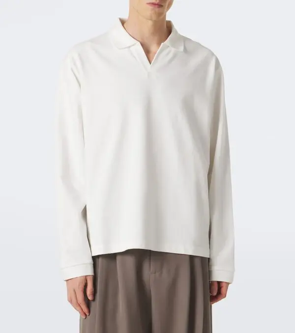 Studio Nicholson Cotton Polo Jersey Shirt