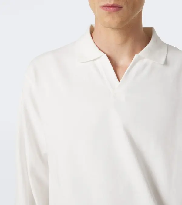 Studio Nicholson Cotton Polo Jersey Shirt