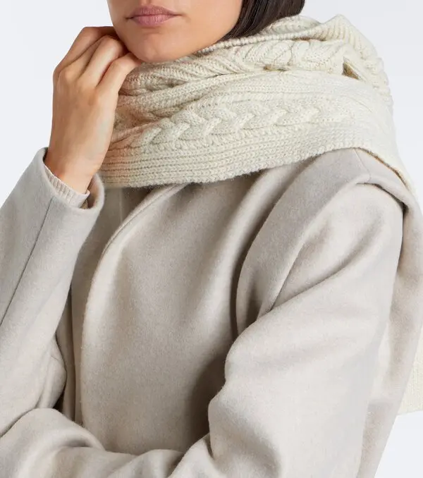 Isabel Marant Étoile Honorine Wool And Alpaca Scarf - Beige
