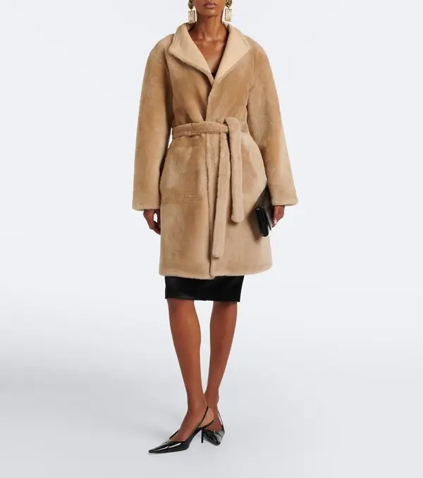 YVES SALOMON Reversible Shearling Coat