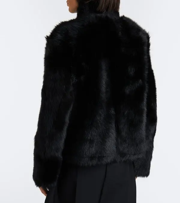 YVES SALOMON Reversible Shearling Coat - Black