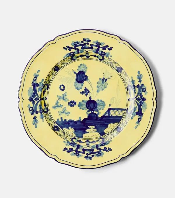 GINORI 1735 Oriente Italiano Porcelain Charger Plate - Yellow