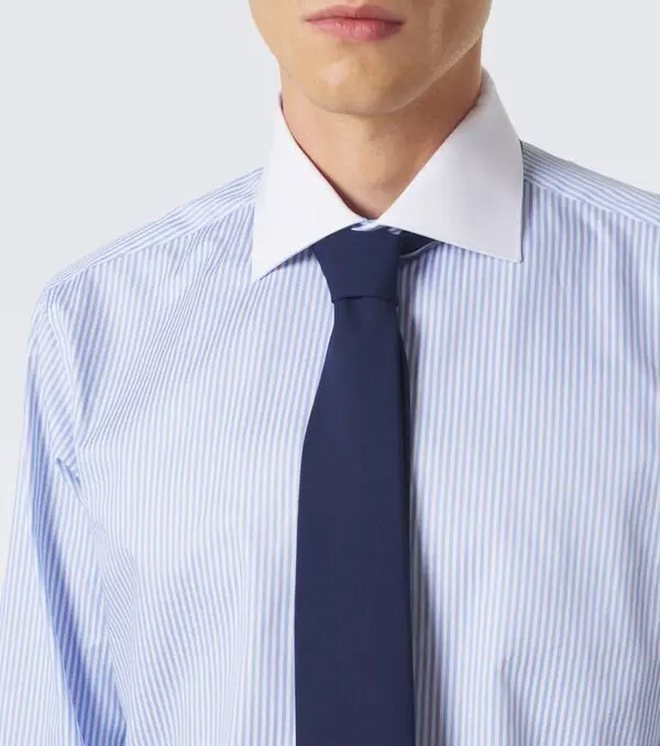 Brioni Striped Cotton Shirt