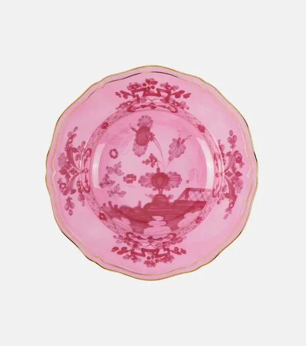 GINORI 1735 Oriente Italiano Porcelain Soup Plate - Pink