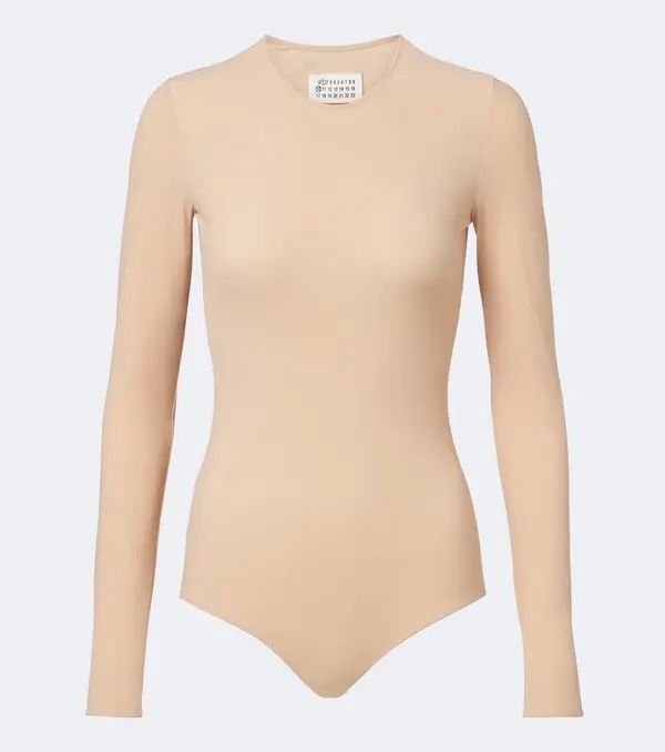 MAISON MARGIELA Jersey Bodysuit - Beige