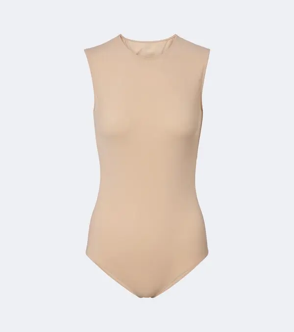 MAISON MARGIELA Jersey Bodysuit - Beige