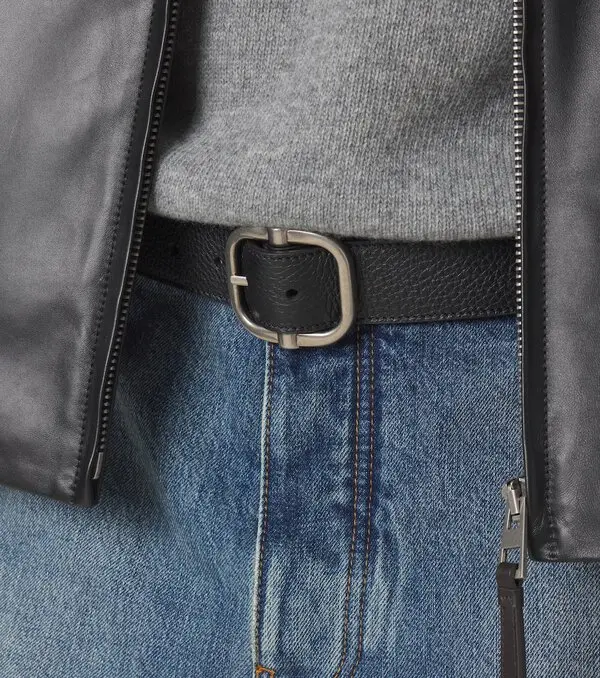 Loewe Loop Reversible Leather Belt