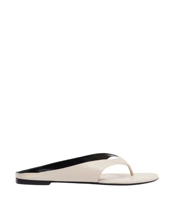 HERBERT LEVINE Sunkissed Leather Thong Sandals