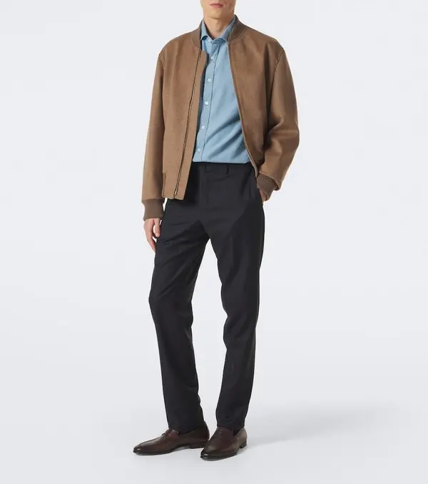SLOWEAR Wool Slim Pants