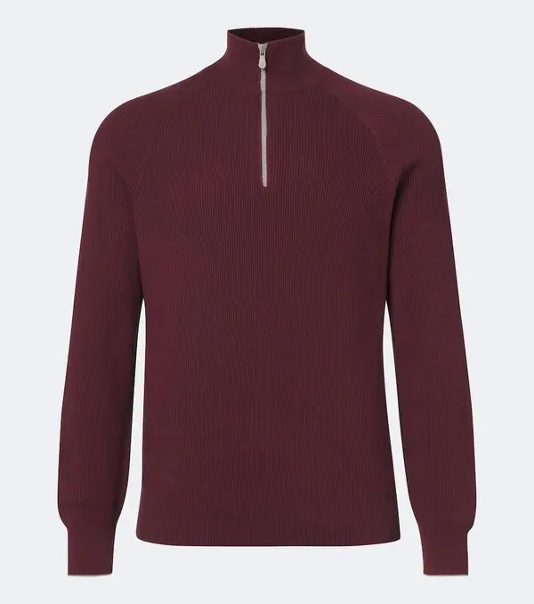 Brunello Cucinelli Ribbed-knit Cotton Sweater