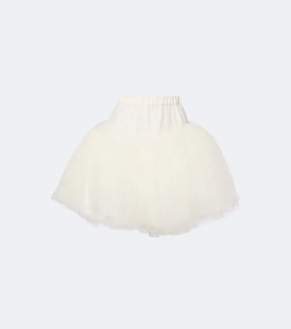 Simone Rocha Tulle Mini Skirt - White