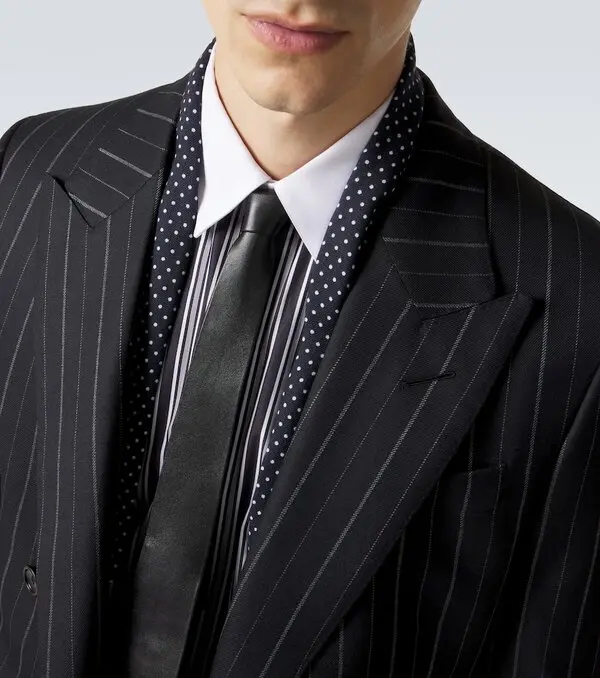 TOM FORD Striped Cotton Poplin Shirt