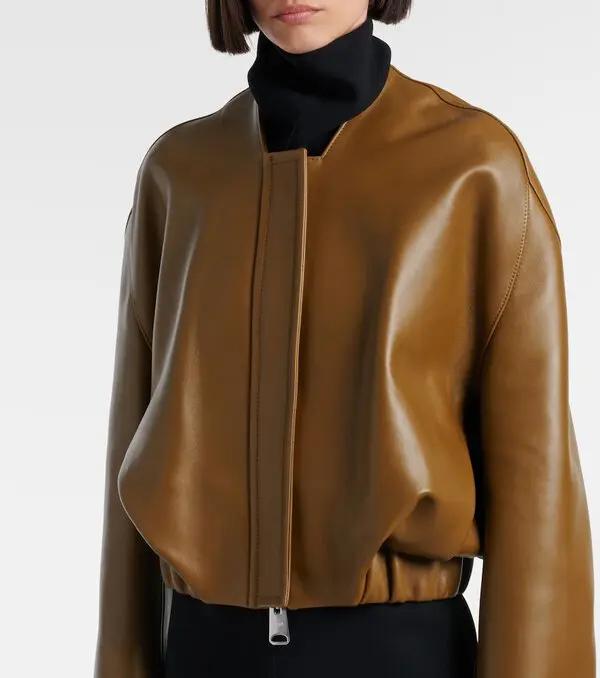 Khaite Cordan Leather Jacket