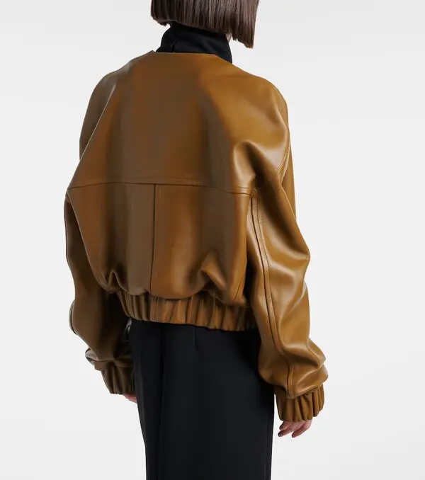 Khaite Cordan Leather Jacket