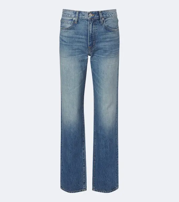 SLVRLAKE Phoenix Straight Jeans In Bluestone Ridge - Blue