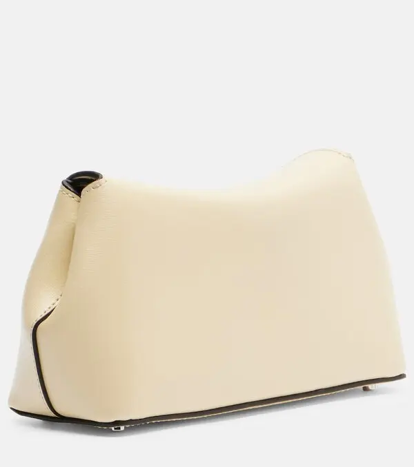 TOTEME T-lock Mini Leather Clutch - Yellow