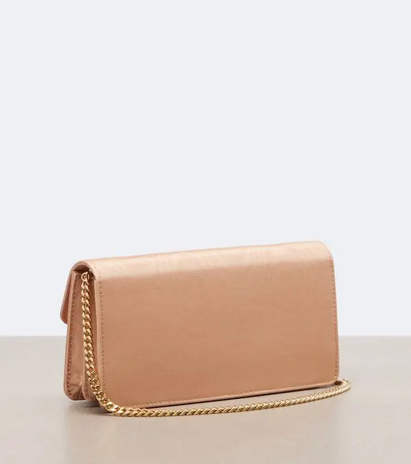 Valentino Garavani Vlogo Embellished Wallet On Chain