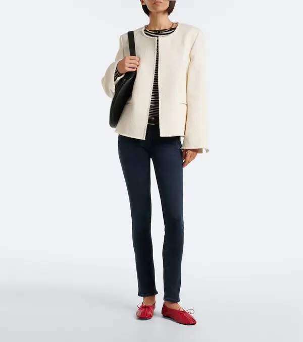 7 For All Mankind Low-rise Skinny Jeans