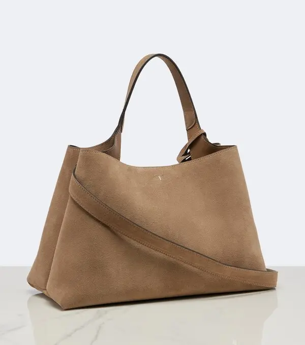 TOD'S Suede Top-handle Bag - Brown
