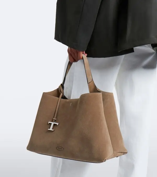 TOD'S Suede Top-handle Bag