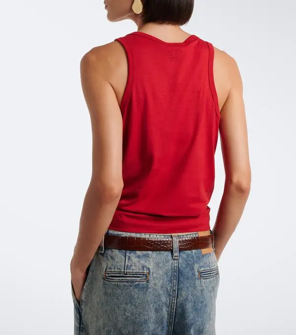 Magda Butrym Cropped Cotton-blend Top