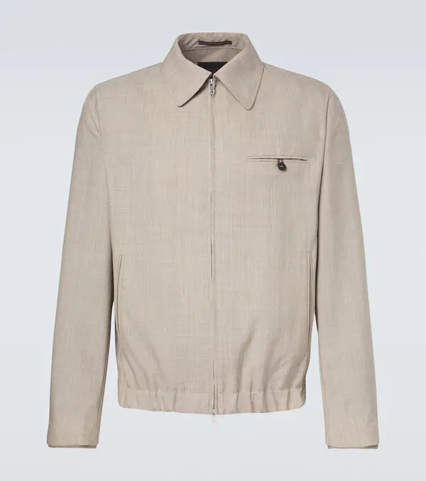 SLOWEAR Virgin Wool Blouson Jacket