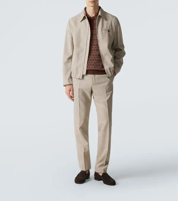 SLOWEAR Virgin Wool Blouson Jacket