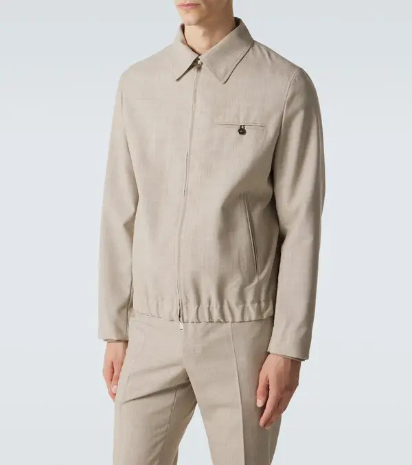 SLOWEAR Virgin Wool Blouson Jacket