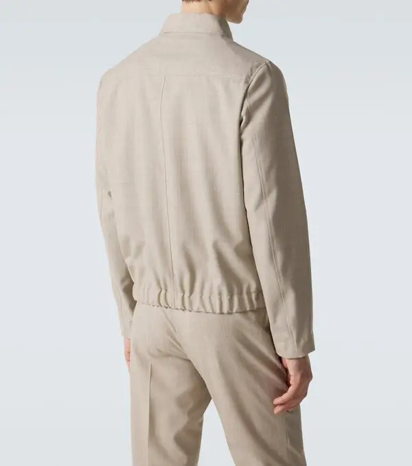 SLOWEAR Virgin Wool Blouson Jacket