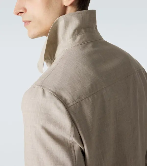 SLOWEAR Virgin Wool Blouson Jacket
