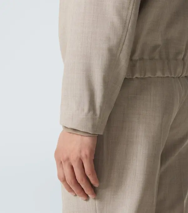 SLOWEAR Virgin Wool Blouson Jacket