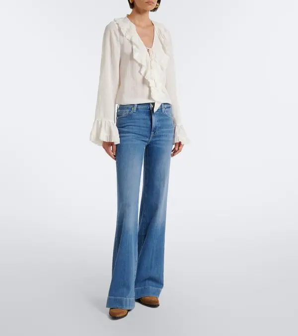 7 For All Mankind Modern Bootcut Jeans In Coastline