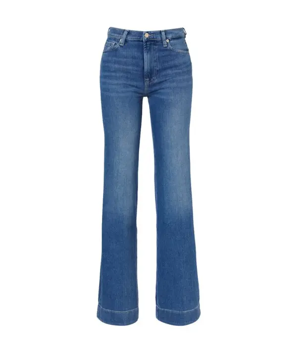 7 For All Mankind Modern Bootcut Jeans In Coastline - Blue