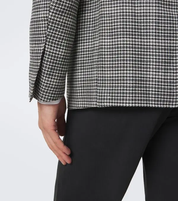 TOM FORD Checked Wool-blend Suit Jacket