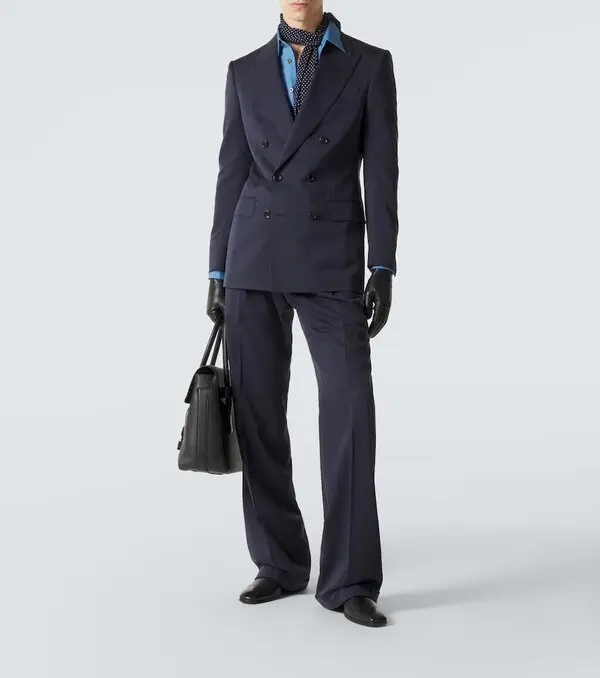 TOM FORD Double-breasted Silk Blazer