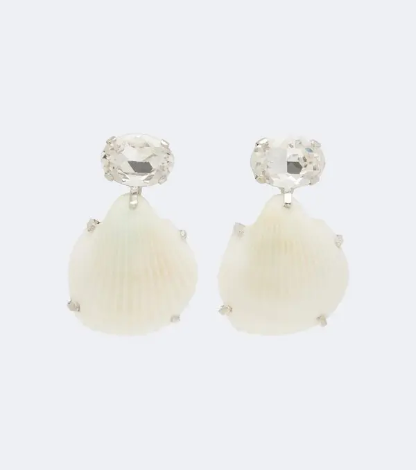 JENNIFER BEHR Embellished Drop Earrings - Silver