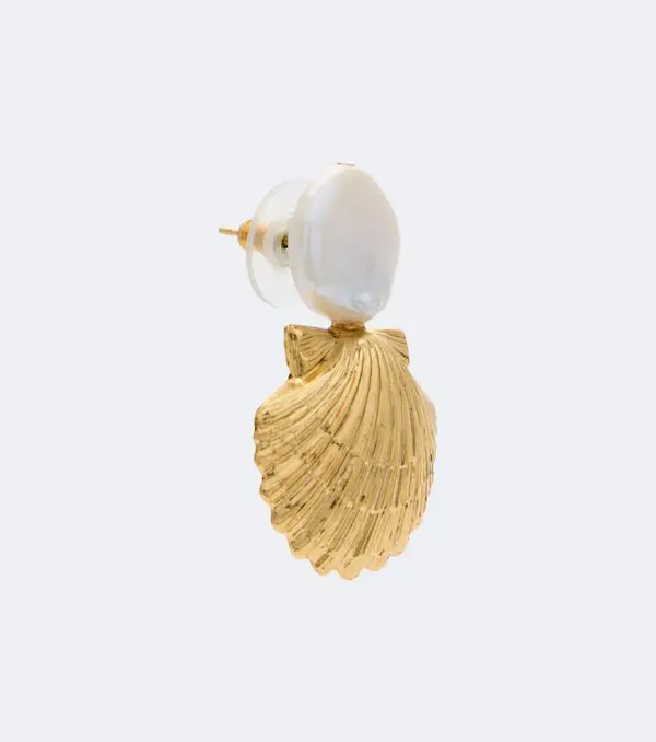 JENNIFER BEHR Laguna Faux Pearl Drop Earrings
