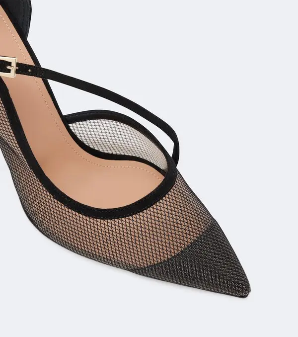 MALONE SOULIERS D'orsay Pumps With Suede Trim