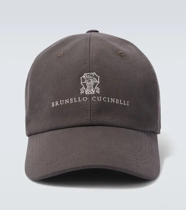 Brunello Cucinelli Cotton Canvas Baseball Cap - Brown