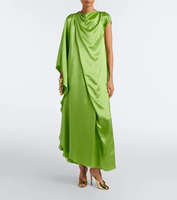 ROKSANDA Hiba Silk Satin Gown - Green