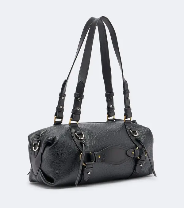 Isabel Marant Étoile Tilpa Mini Leather Shoulder Bag - Black